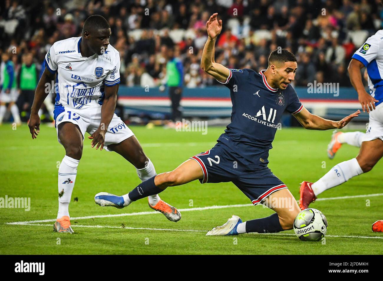 Paris, France, 08/05/2022, Levi Jeremiah LUMEKA of ESTAC Troyes and ...