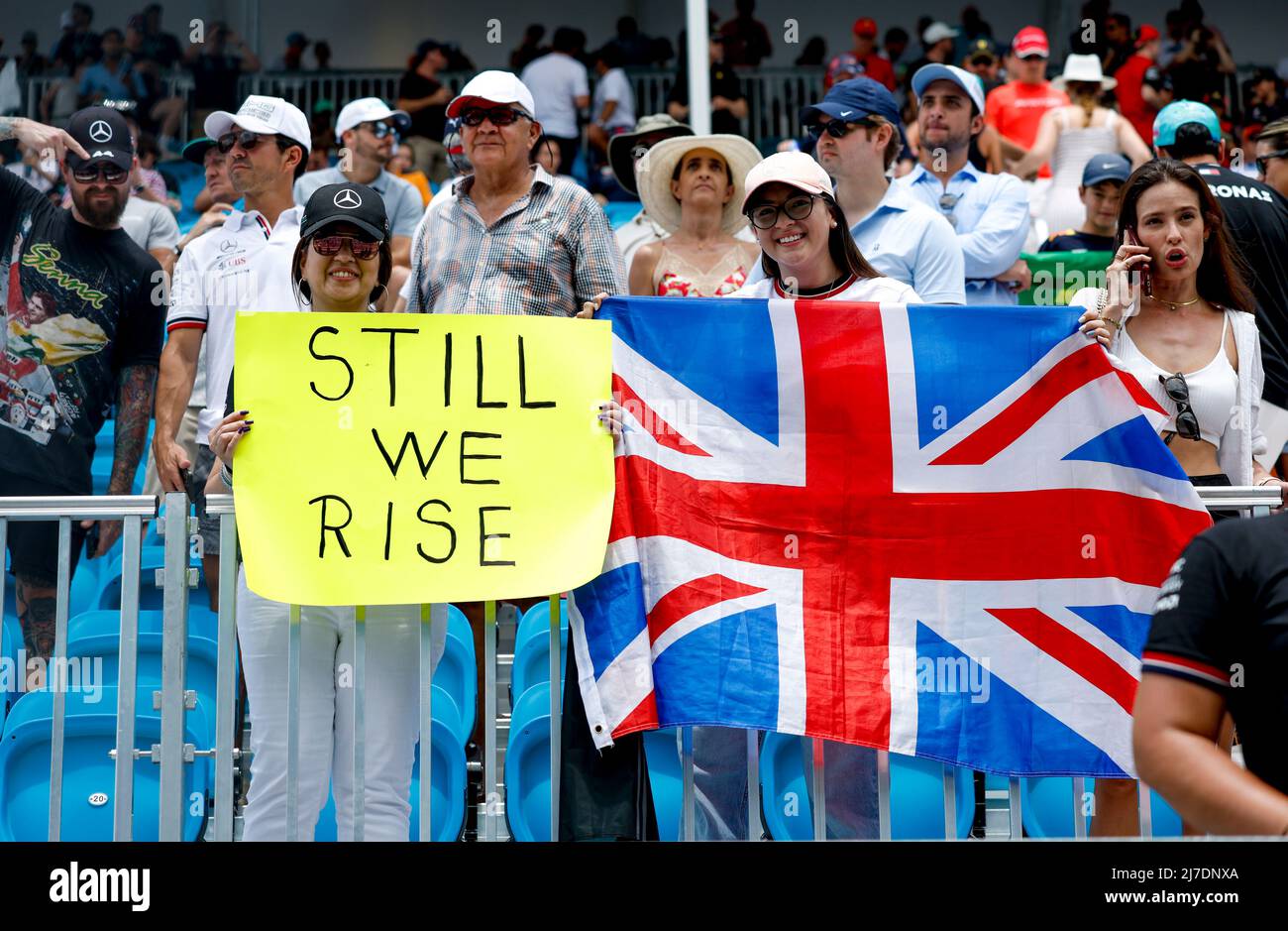 Fans, F1 Grand Prix of Miami at Miami International Autodrome on May 8 ...