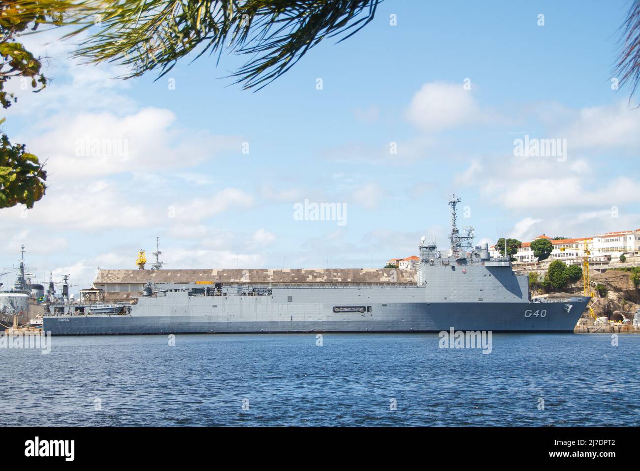 Brazilian navy frigate in Rio de Janeiro Brazil - April 03, 2022 ...
