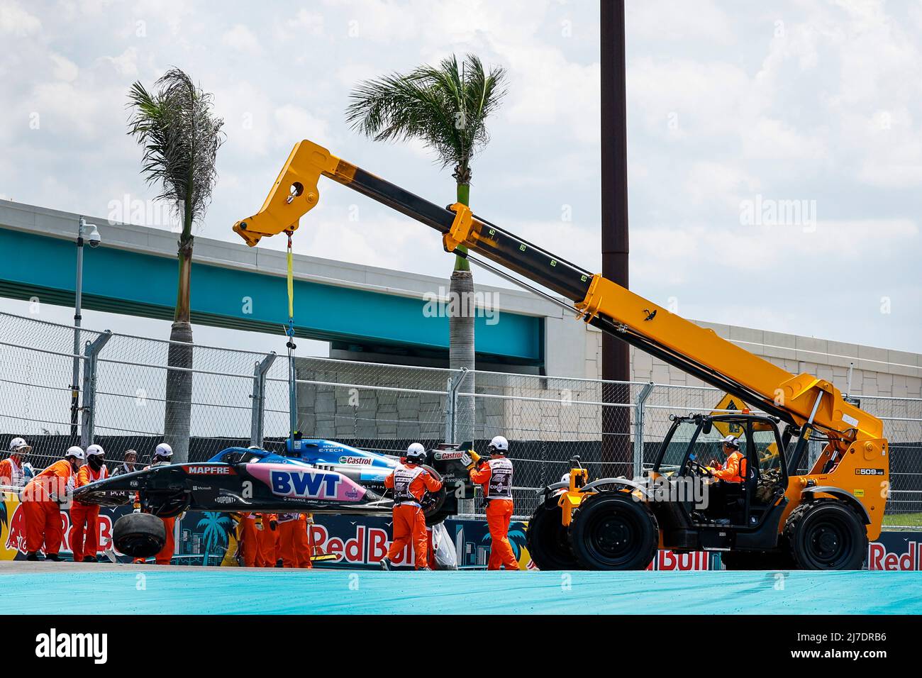 Damaged car of #31 Esteban Ocon (FRA, BWT Alpine F1 Team), F1 Grand ...