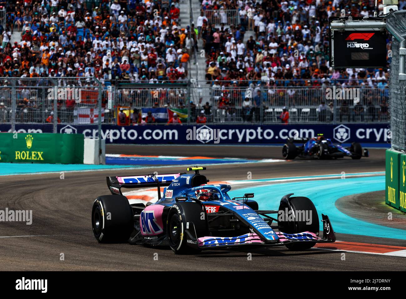 Miami, Florida, 08/05/2022, Esteban Ocon (FRA) Alpine F1 Team A522. 08.05.2022. Formula 1 World ...