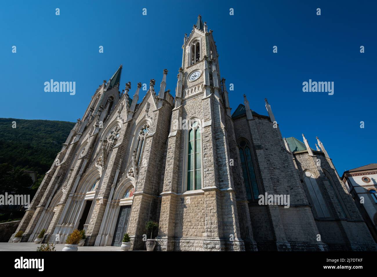 Castelpetroso, Molise. Sanctuary of the Madonna Addolorata. The ...