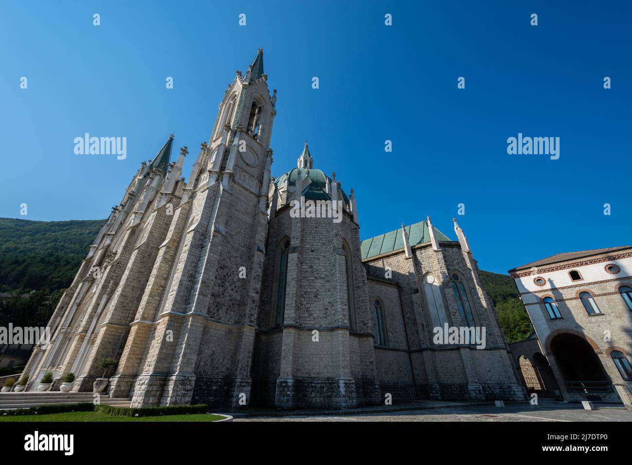 Castelpetroso, Molise. Sanctuary of the Madonna Addolorata. The ...
