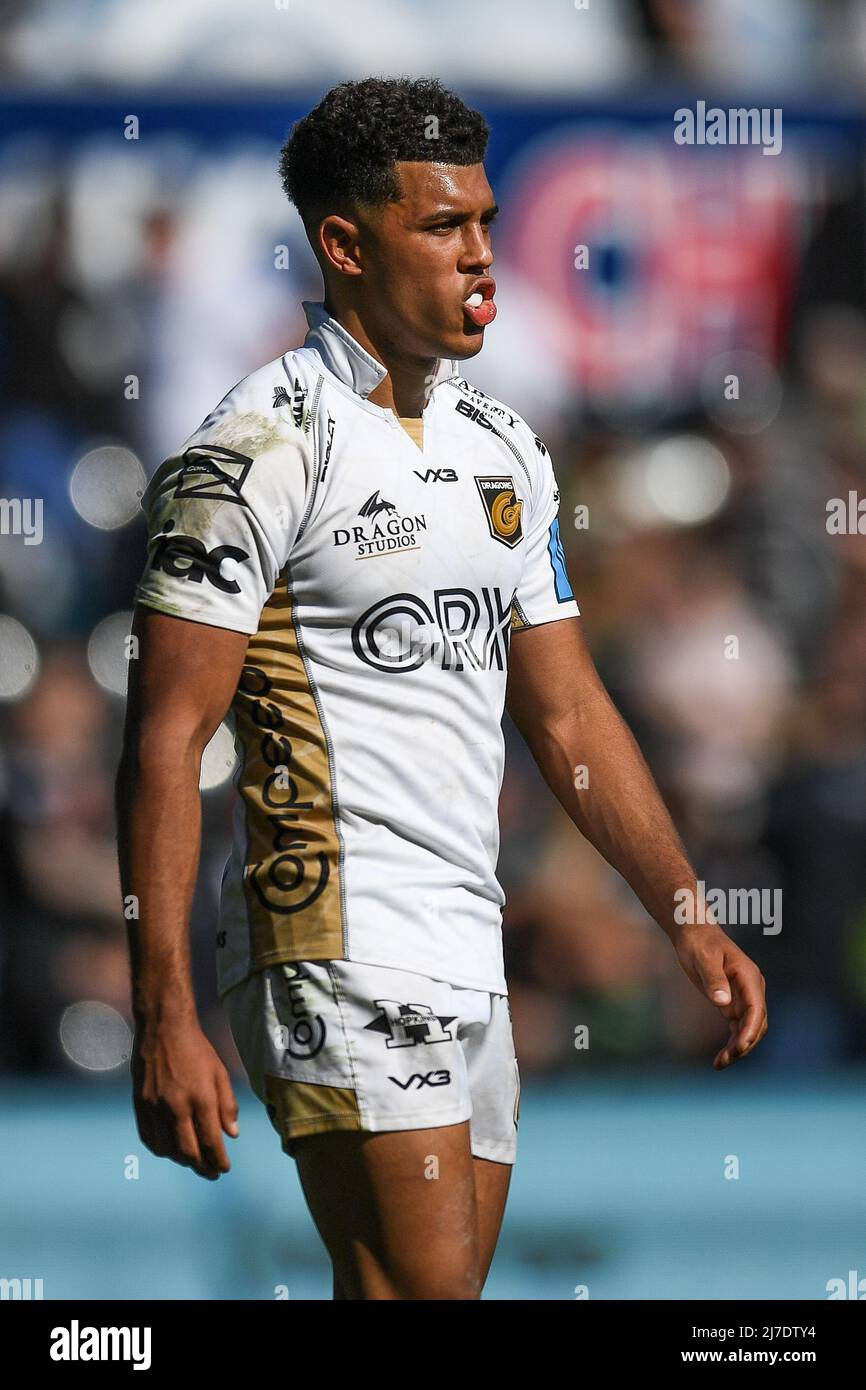 Rio Dyer of Dragons, following the final whistle Stock Photo - Alamy