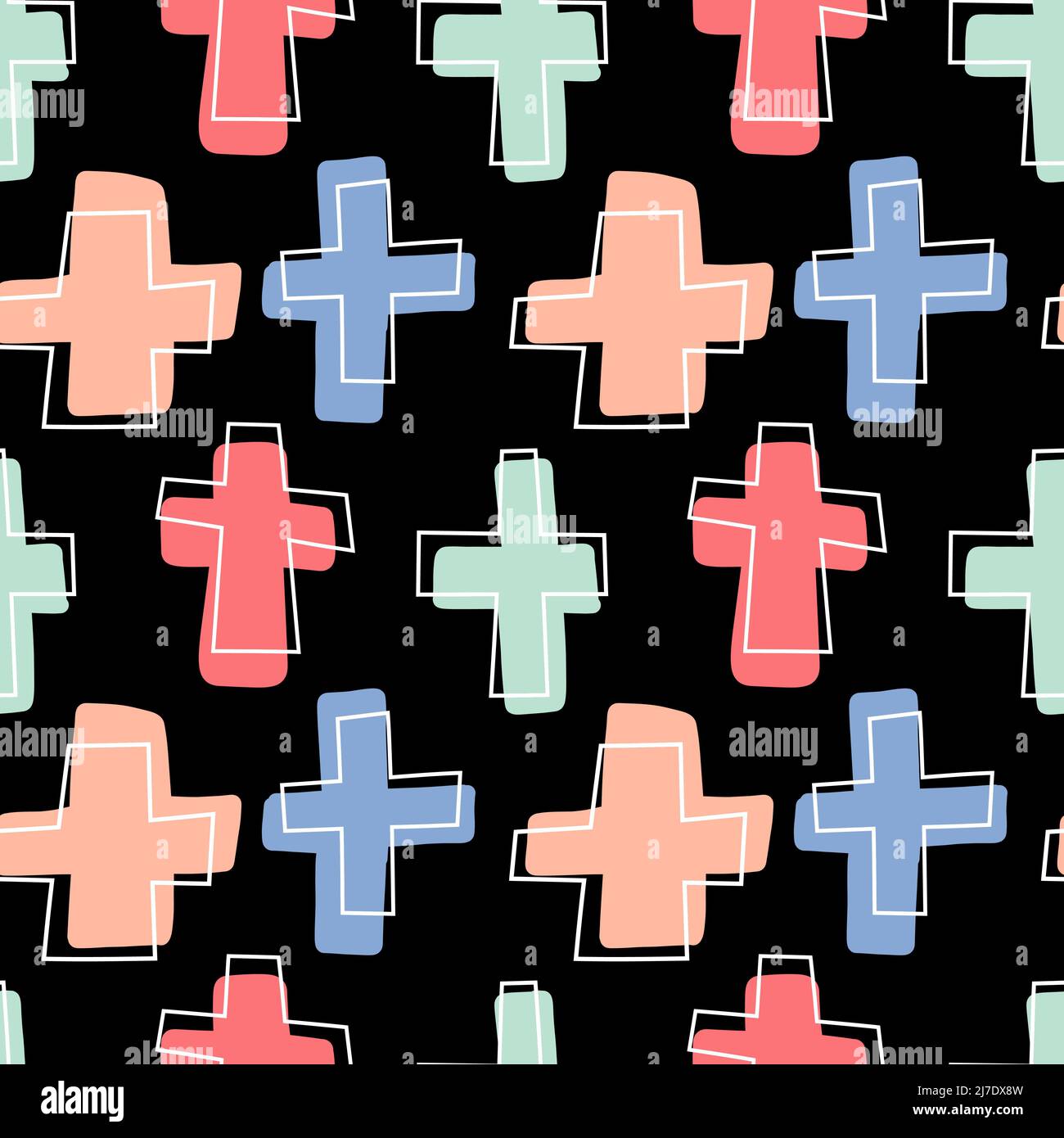 Cross crosses crossing Stock Vector Images - Alamy