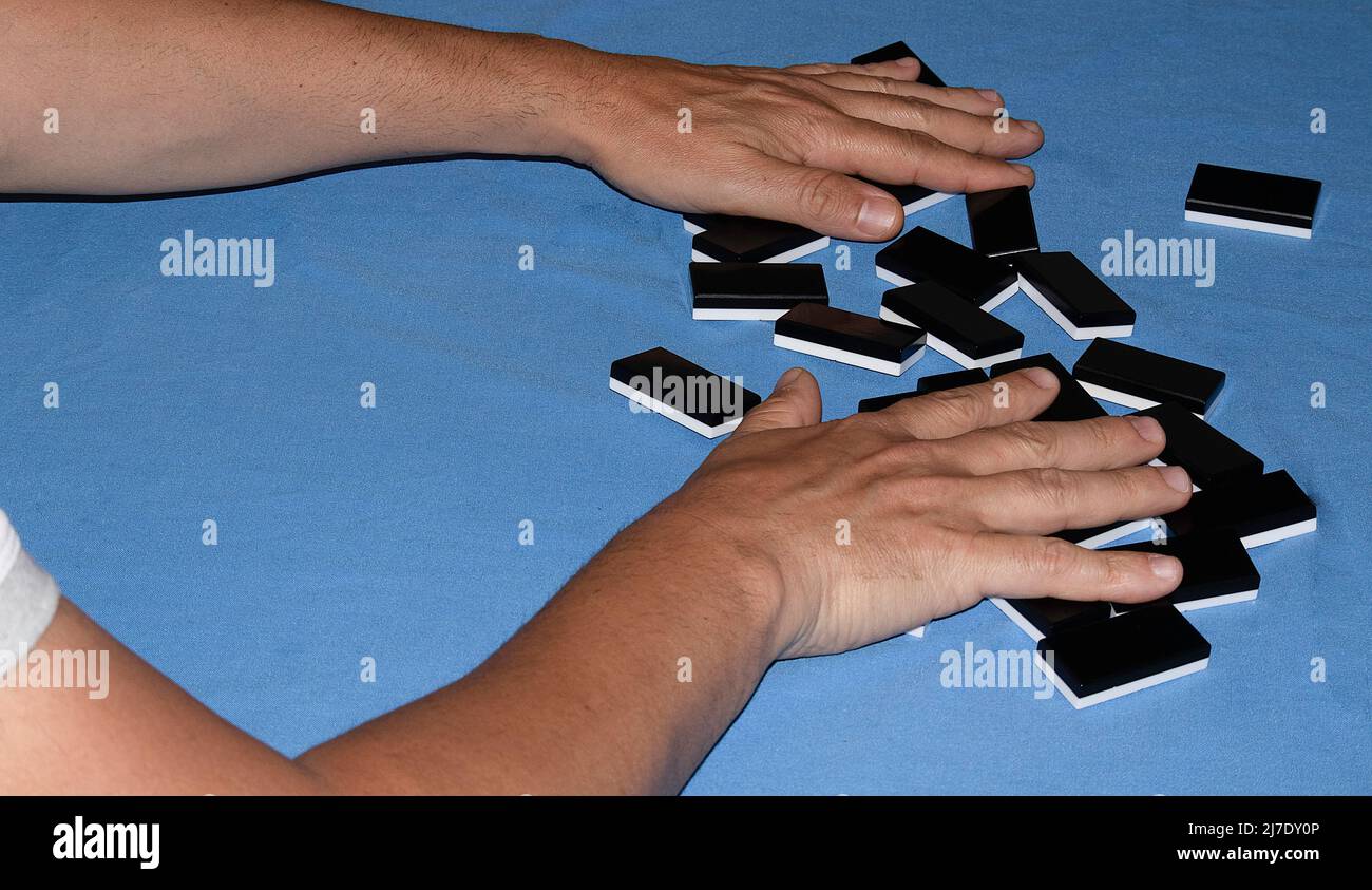 Hand hands strategy game hi-res stock photography and images - Alamy