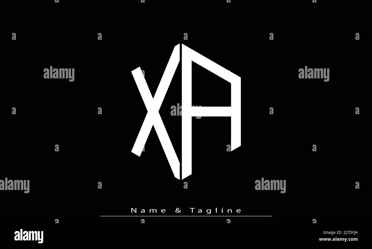 Xa letter logo hi-res stock photography and images - Alamy