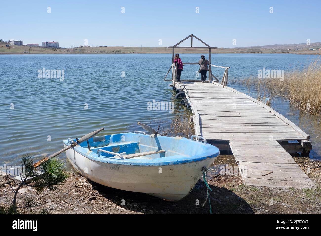 Hafik Lake, Büyük Göl or Koçhisar Lake is a small karst lake located in ...