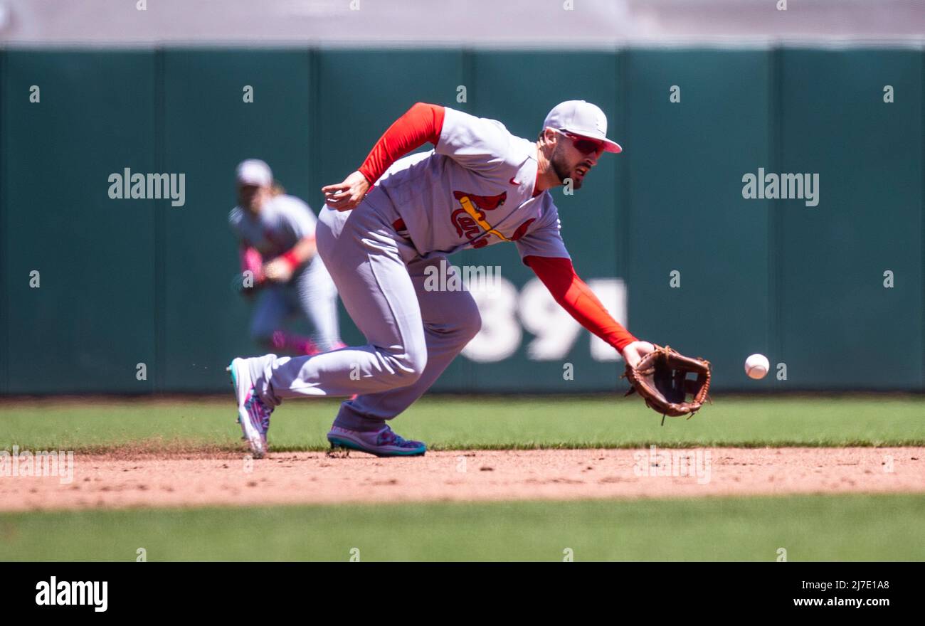 May 08 2022 San Francisco CA, U.S.A. St. Louis shortstop Paul DeJong ...