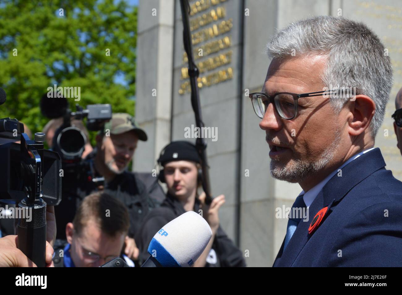 Ambassador of Ukraine to Germany Andreij Melnyk at The Soviet War ...