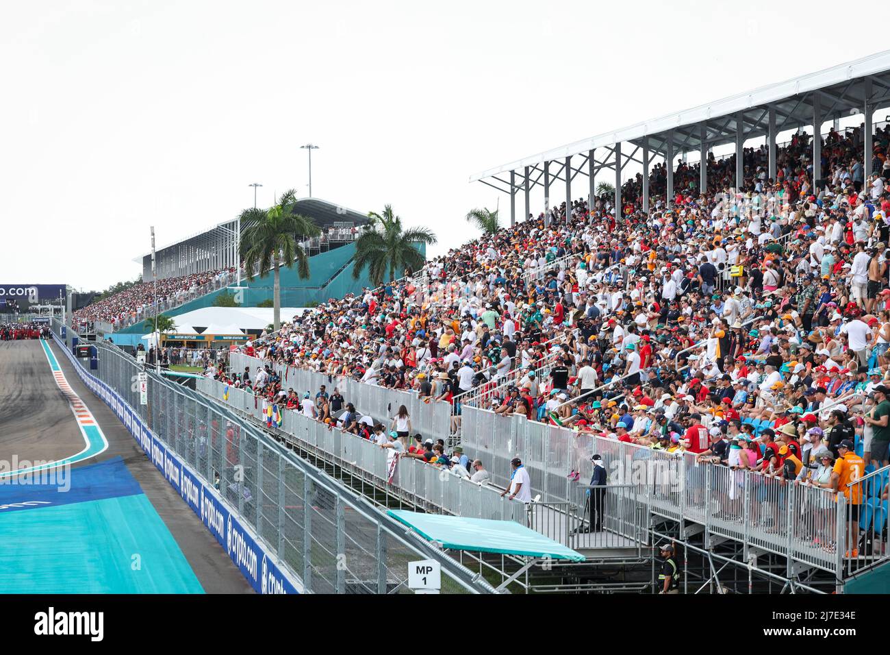 Miami grand prix crowd hi-res stock photography and images - Alamy