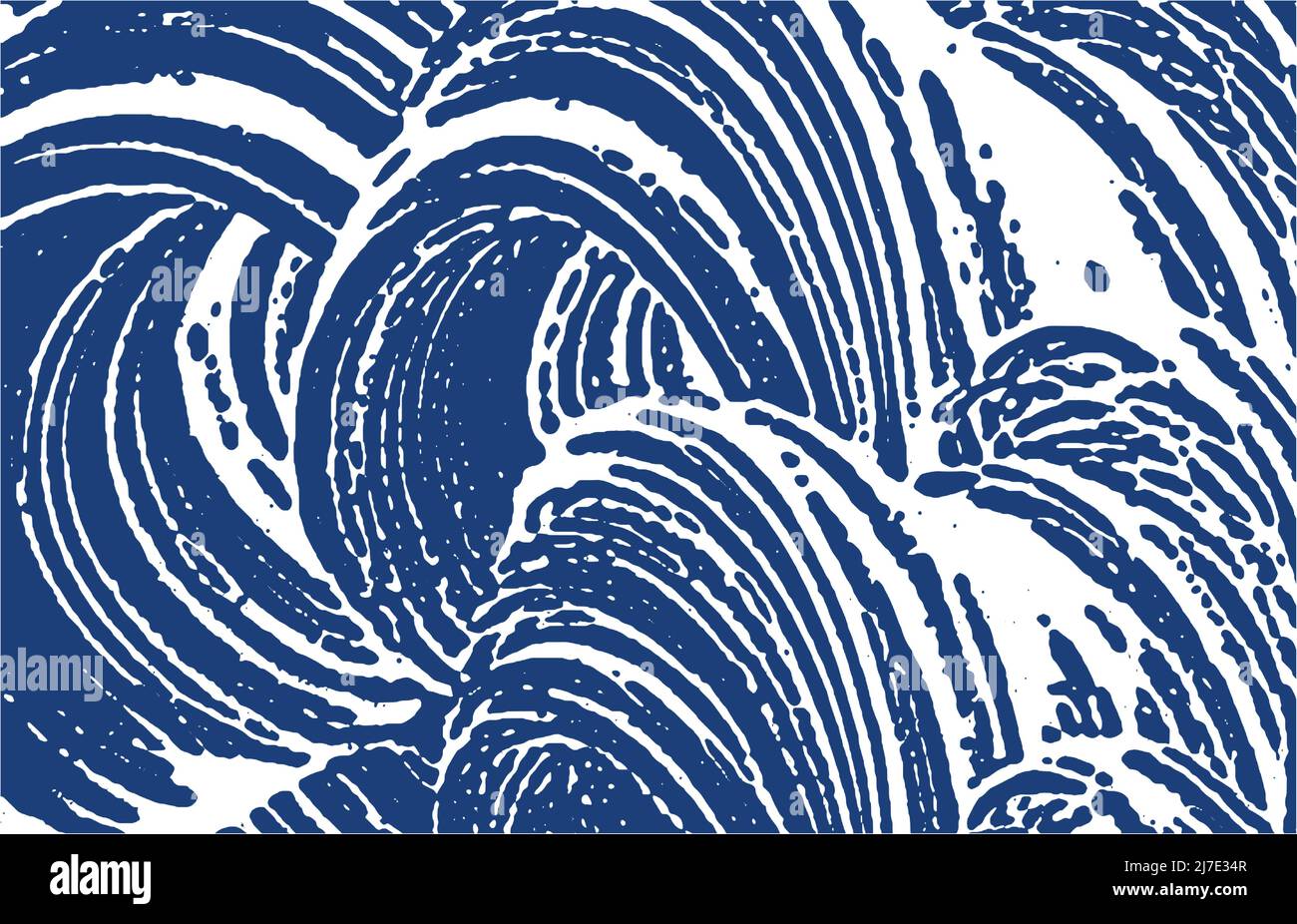 Grunge texture. Distress indigo rough trace. Exceptional background ...