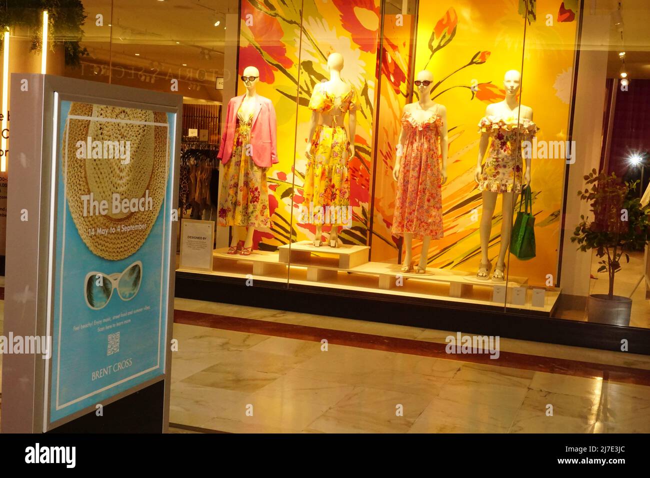 Colourful display in shop window in Brent Cross, London, United Kingdom ...