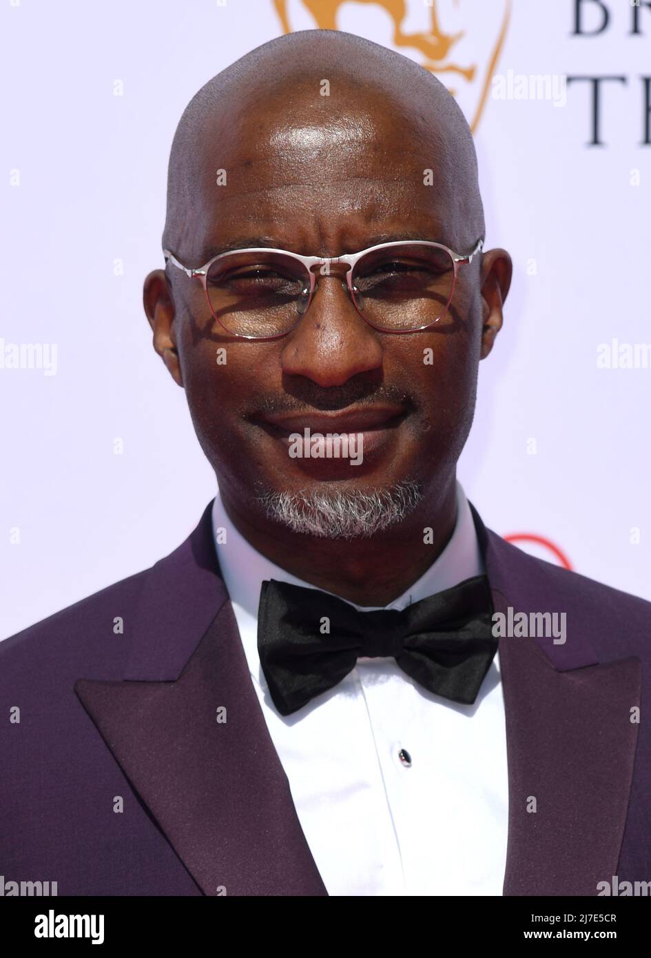 May 8th, 2022, London, UK. Clint Dyer attending the Virgin Media ...