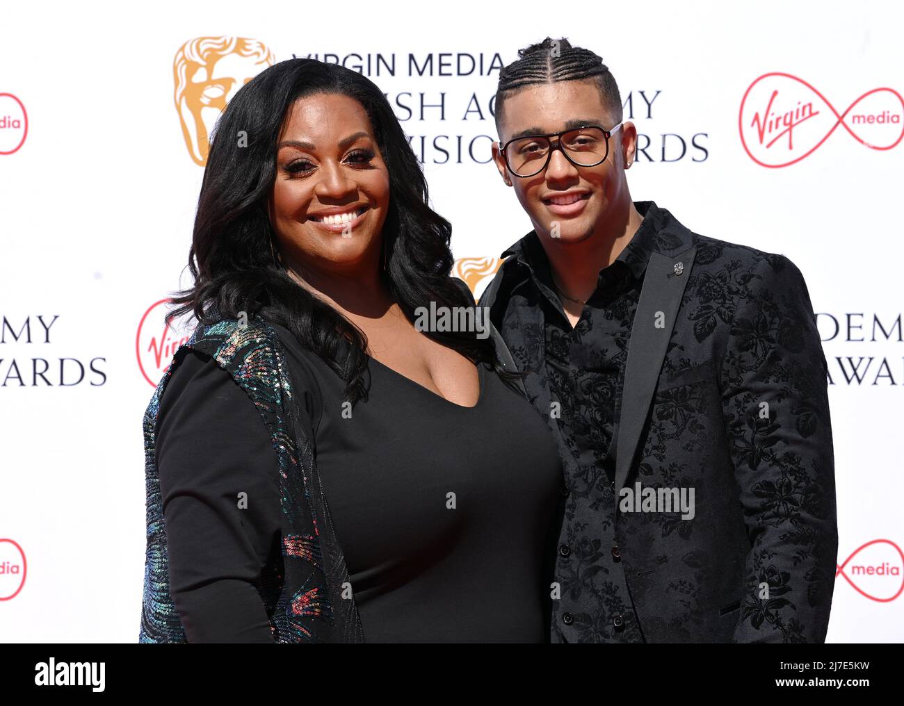 May 8th, 2022, London, UK. Alison Hammond and son Aiden attending the ...
