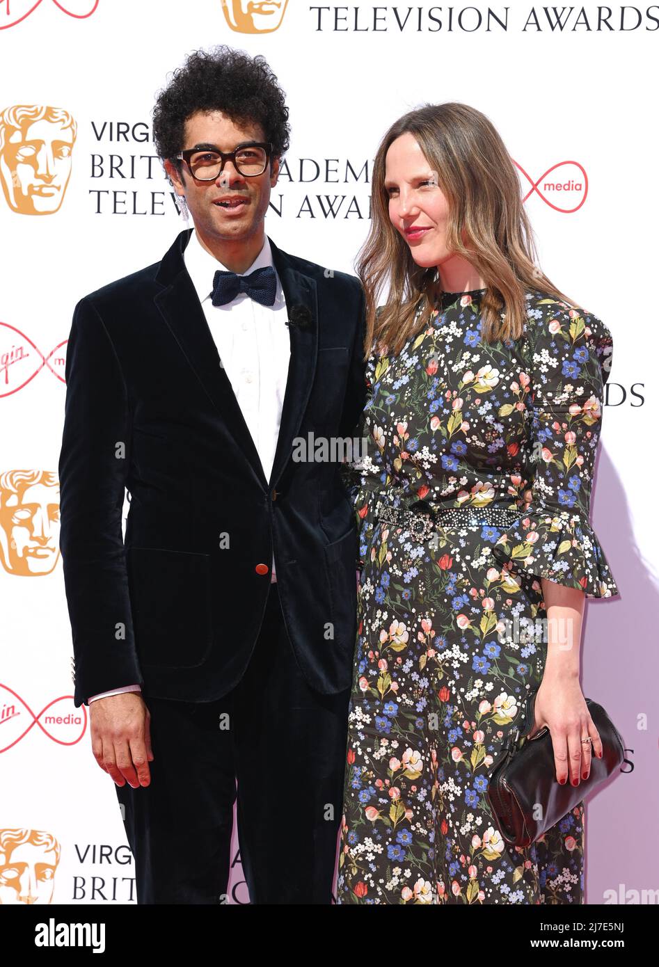 May 8th, 2022, London, UK. Richard Ayoade and Lydia Fox attending the ...