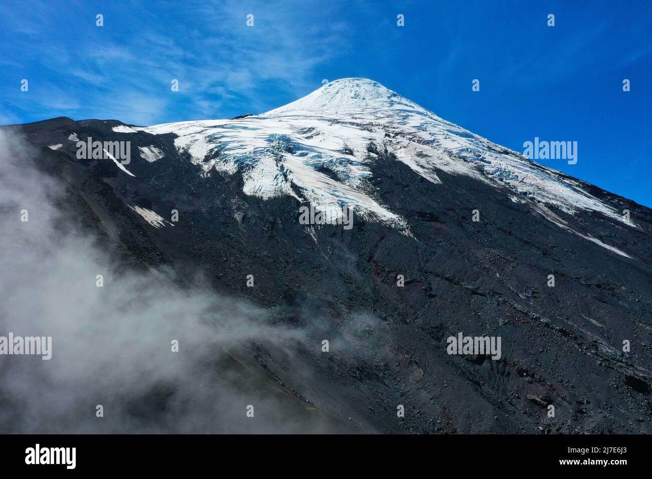Osorno Volcano in Chile from above Stock Photo - Alamy