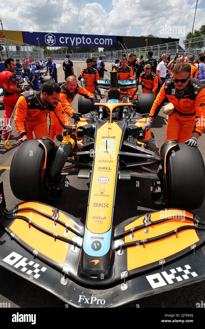 Miami Grand Prix, Sunday 8th May 2022. Daniel Ricciardo (AUS) McLaren ...