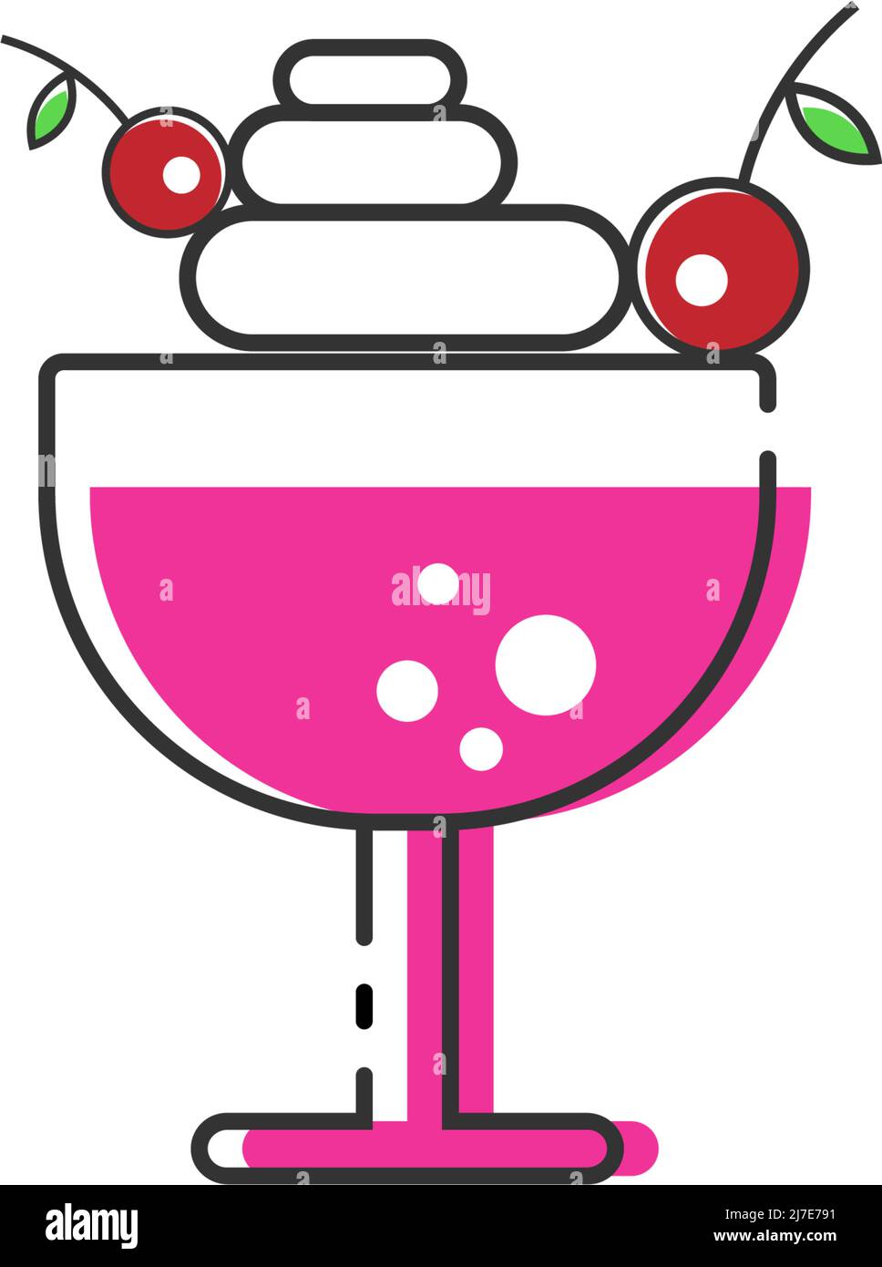 Summer drink icon logo design illustration template vector Stock Vector ...