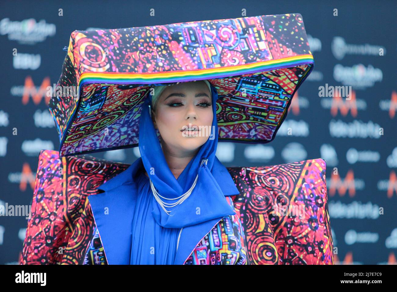 Turin, Italy, 08/05/2022, Ronela Hajati (Sekret) Albania during the ...