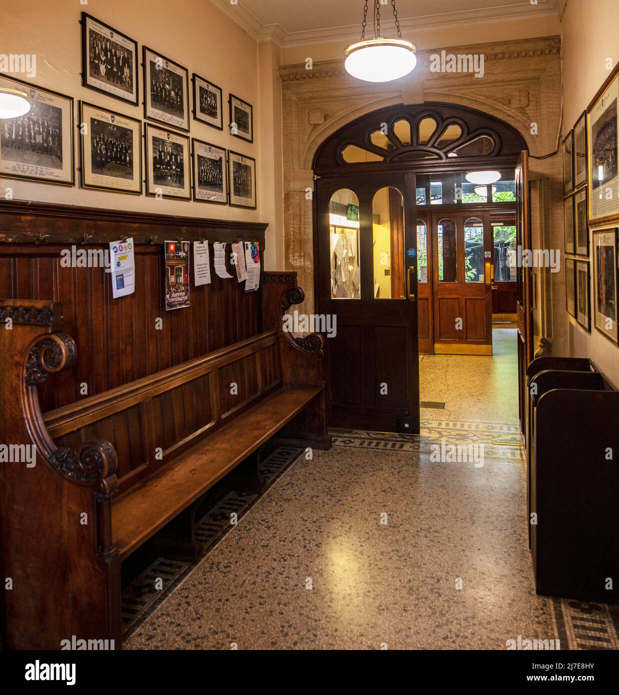 Ground floor corridor in The Oxford Union Society, Frewin Court, Oxford ...