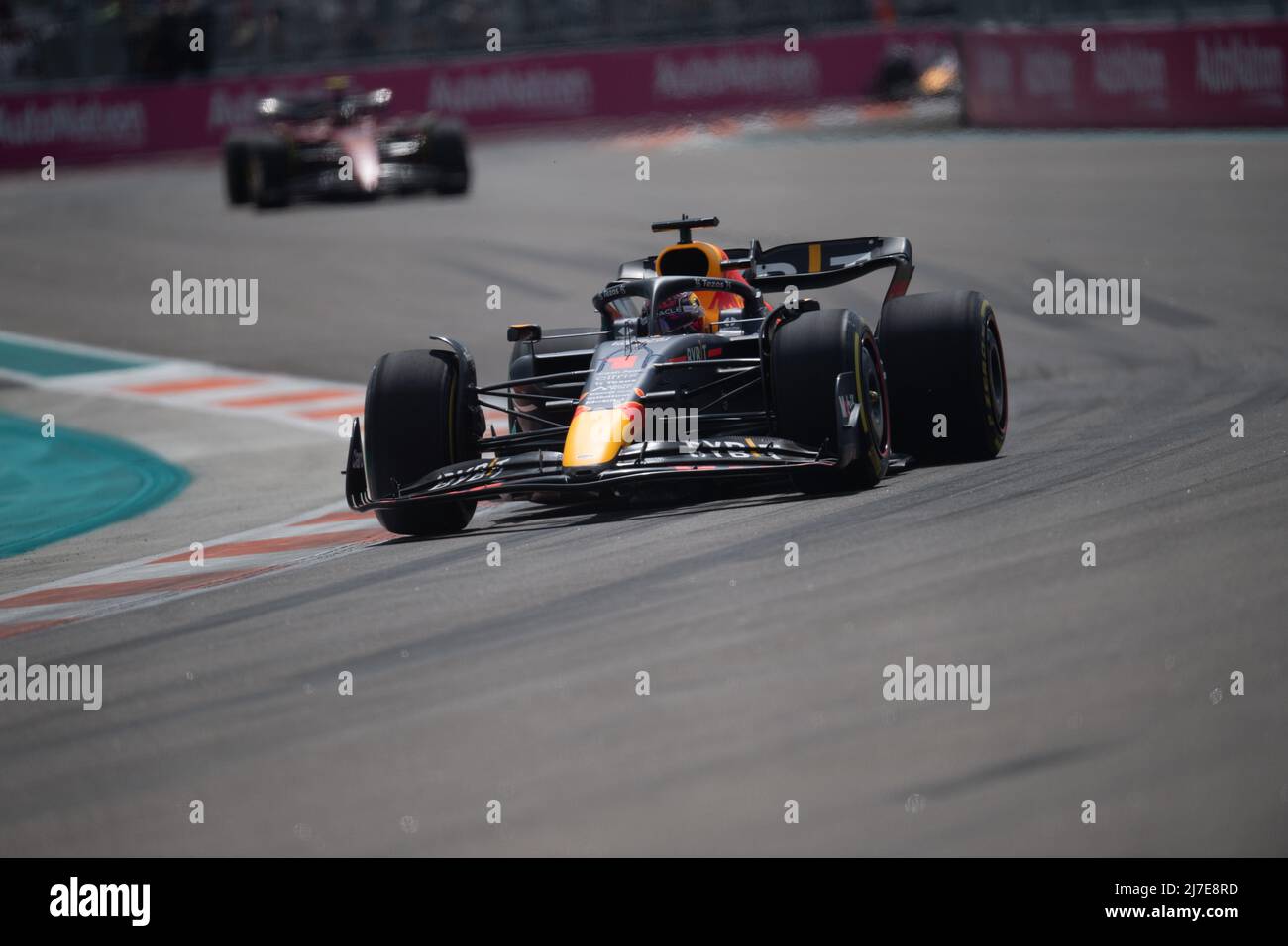 Miami Grand Prix, Sunday 8th May 2022. Max Verstappen (NLD) Red Bull ...