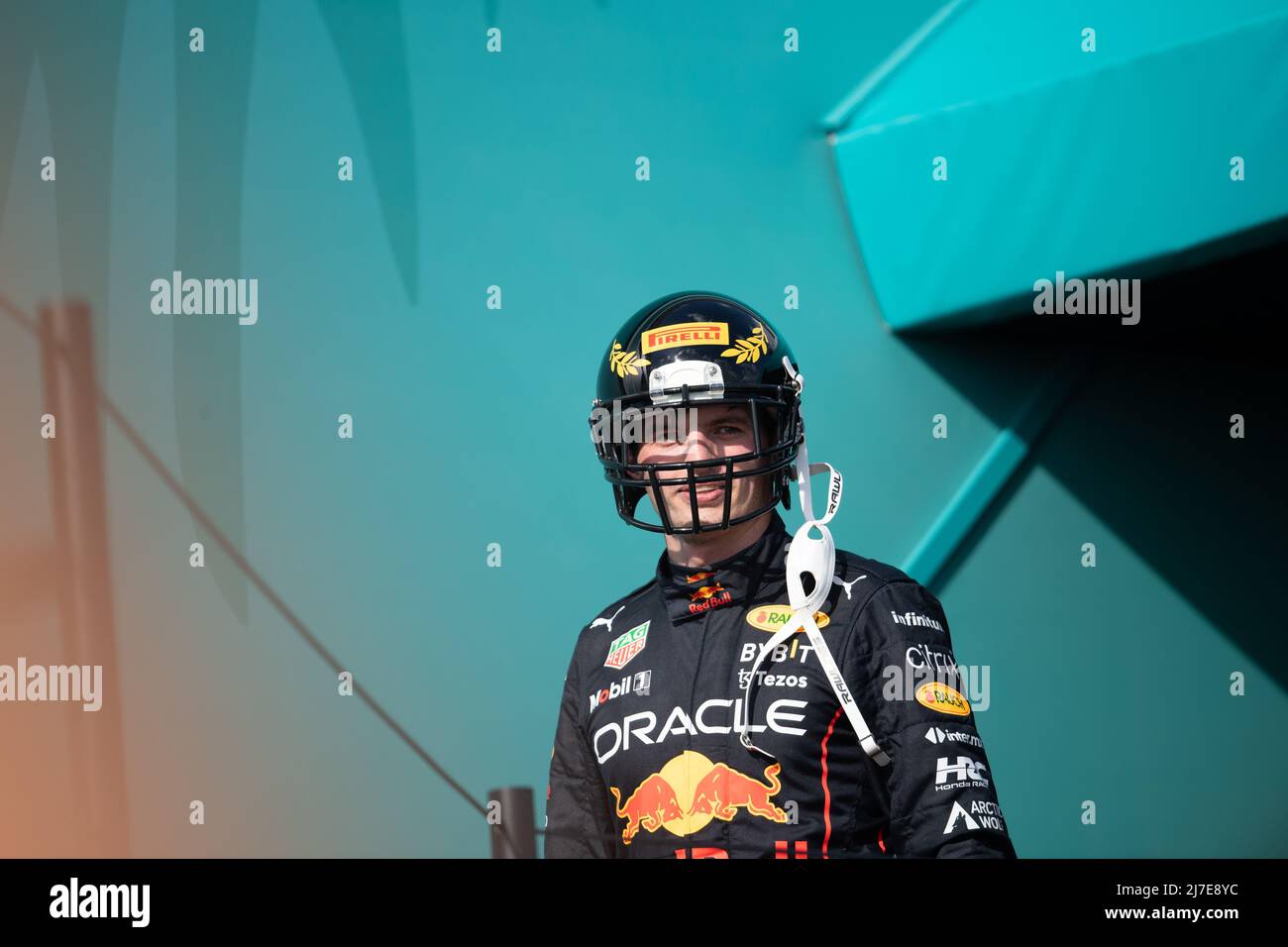 Miami Grand Prix, Sunday 8th May 2022. Race winner Max Verstappen (NLD ...