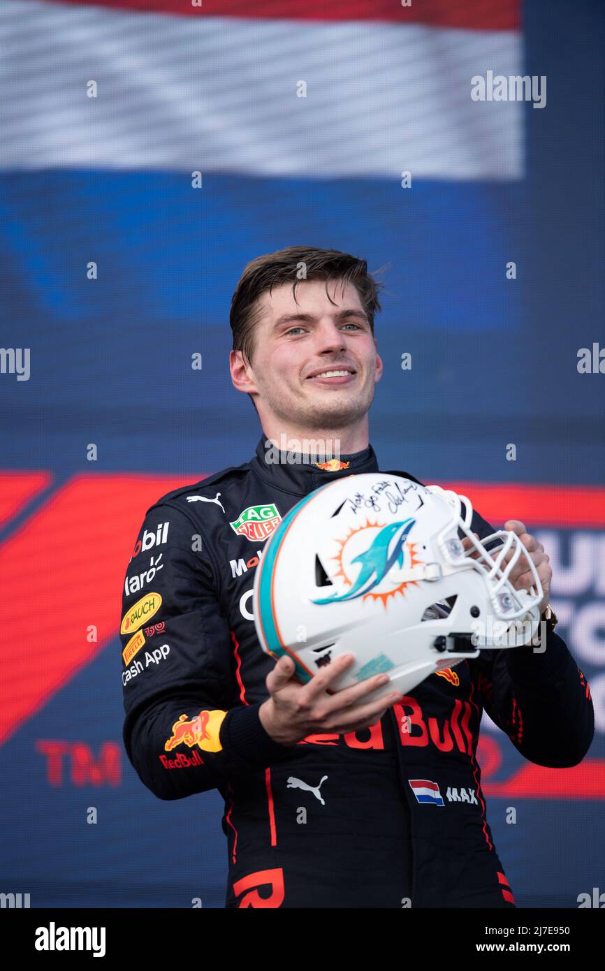 Miami Grand Prix, Sunday 8th May 2022. Race winner Max Verstappen (NLD ...