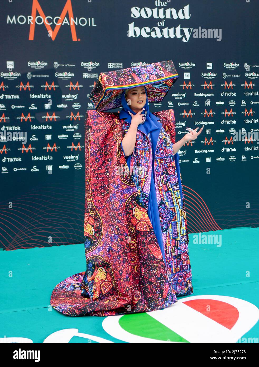 Turin, Italy, 08/05/2022, Ronela Hajati (Sekret) Albania during the ...