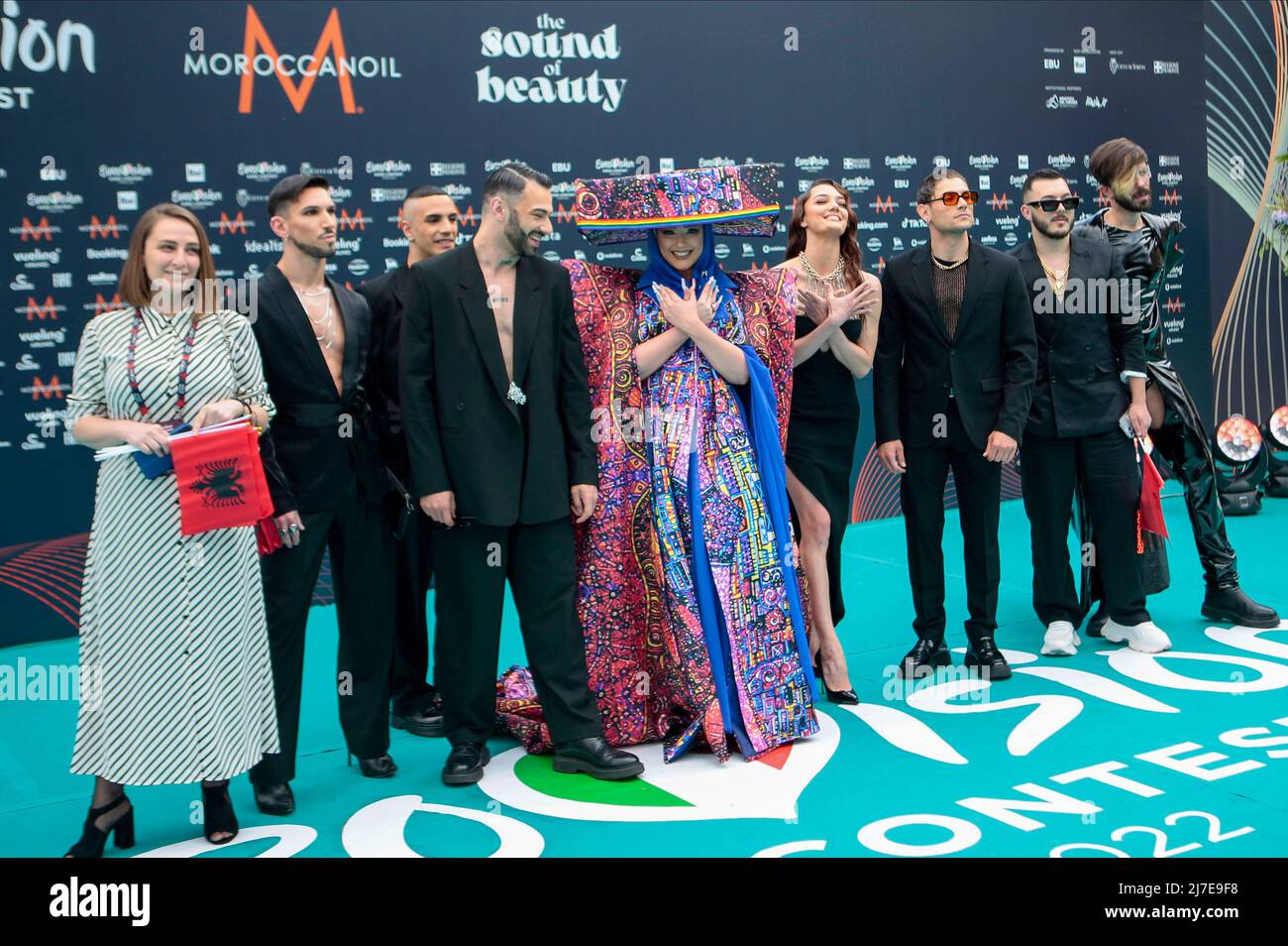Turin, Italy, 08/05/2022, Ronela Hajati (Sekret) Albania during the ...