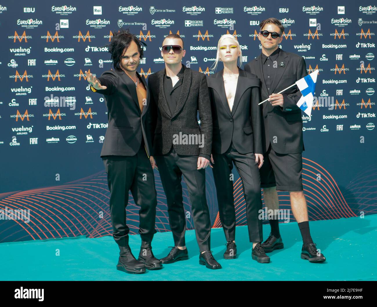 The Rasmus (Jezebel) Finland during the Turquoise carpet opening ...