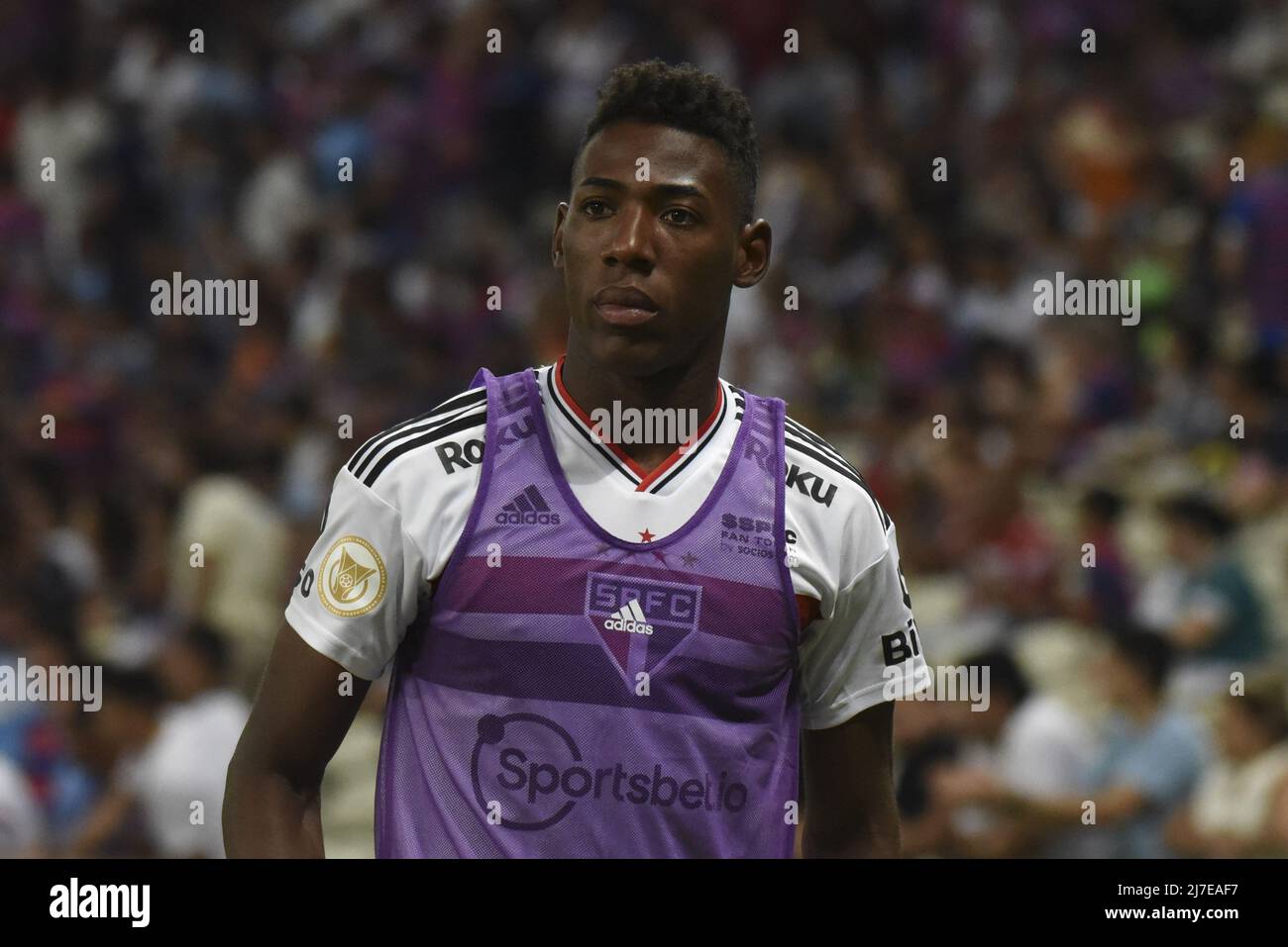 Fortaleza, Brazil. 08/05/2022, Leo of Sao Paulo during the Campeonato ...