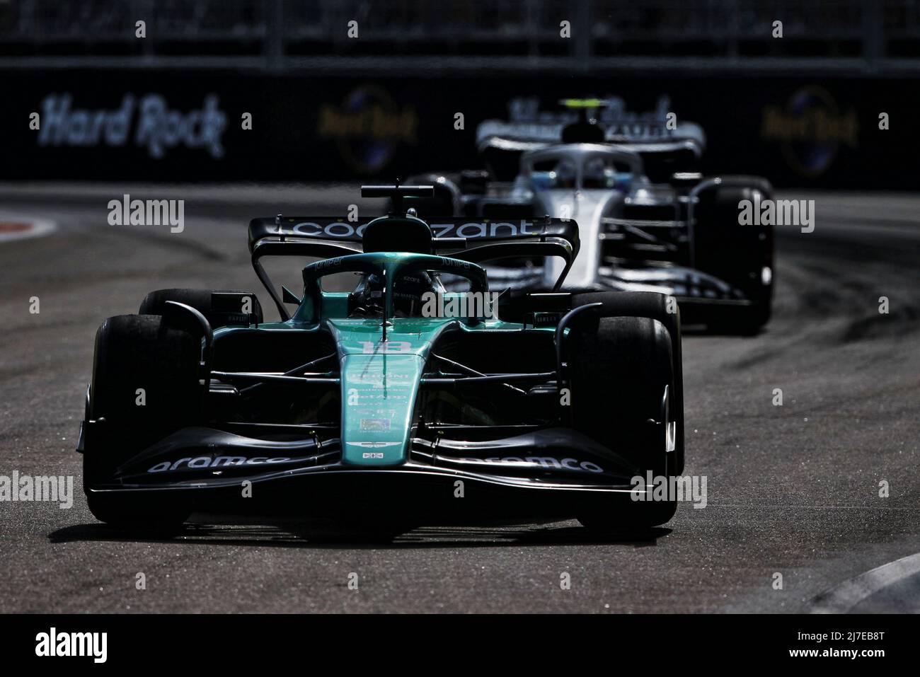 Miami, Florida, 08/05/2022, Lance Stroll (CDN) Aston Martin F1 Team ...
