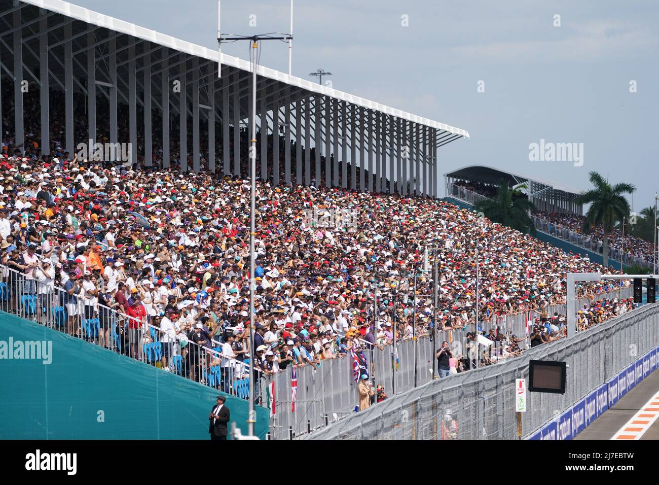 Miami grand prix crowd hi-res stock photography and images - Alamy