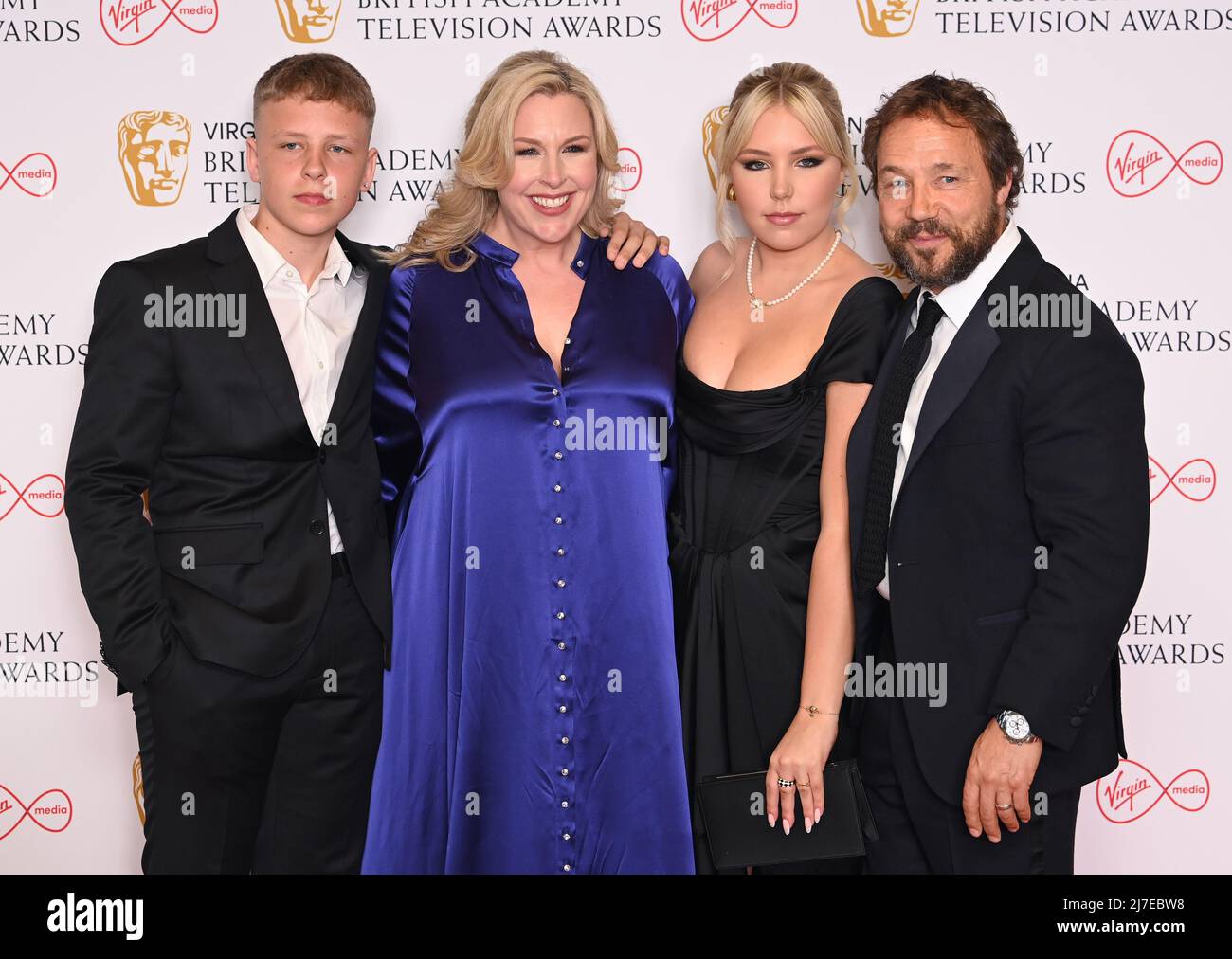 London, UK, 08/05/2022, Stephen Graham and Hannah Walter with their ...