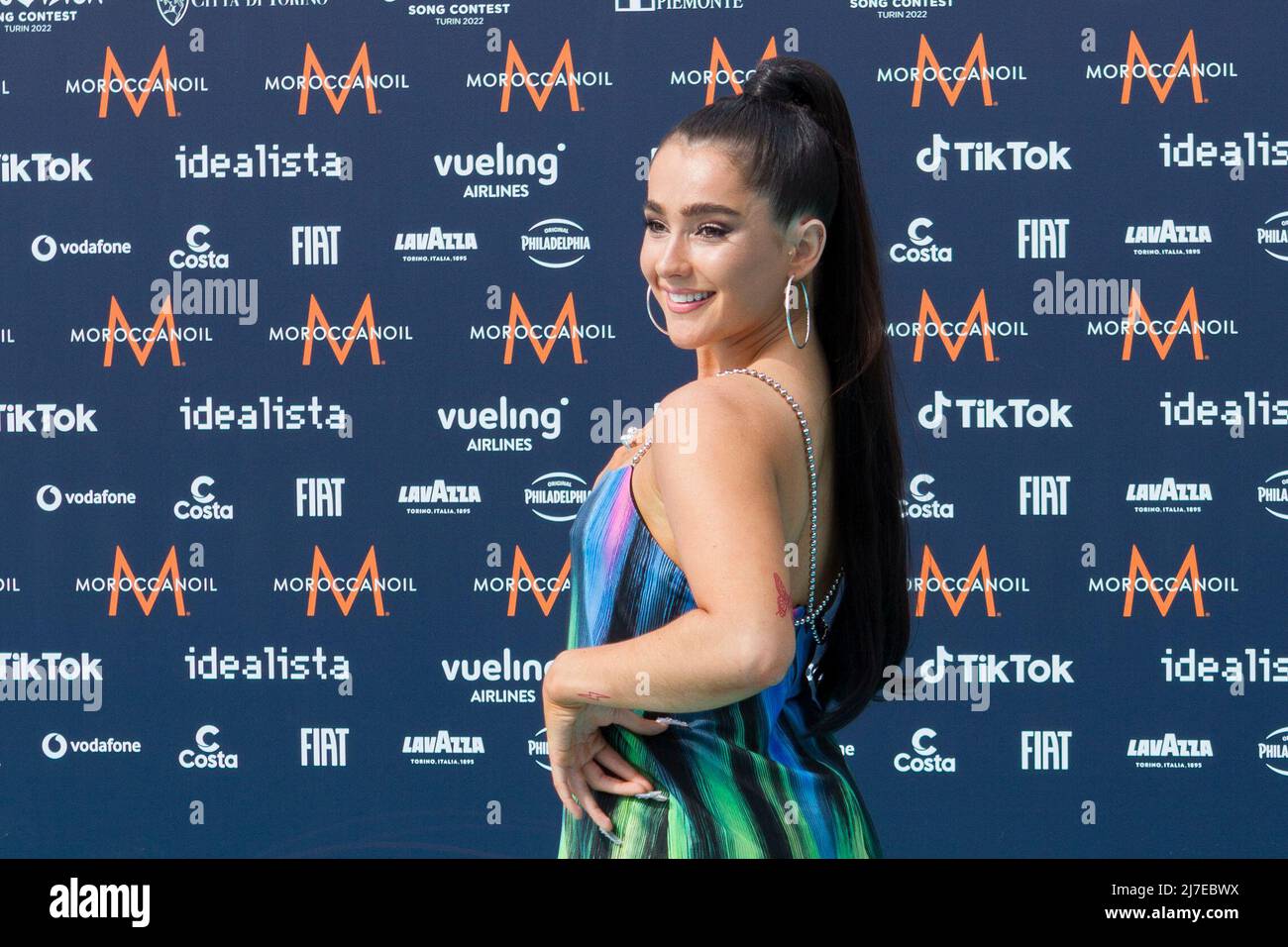 Turin, Italy. 08th May 2022. Irish singer Brooke (Brooke Scullion) on ...