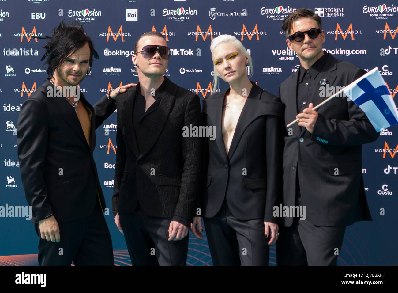 Turin, Italy. 08th May 2022. Finnish group The Rasmus on Turquoise ...