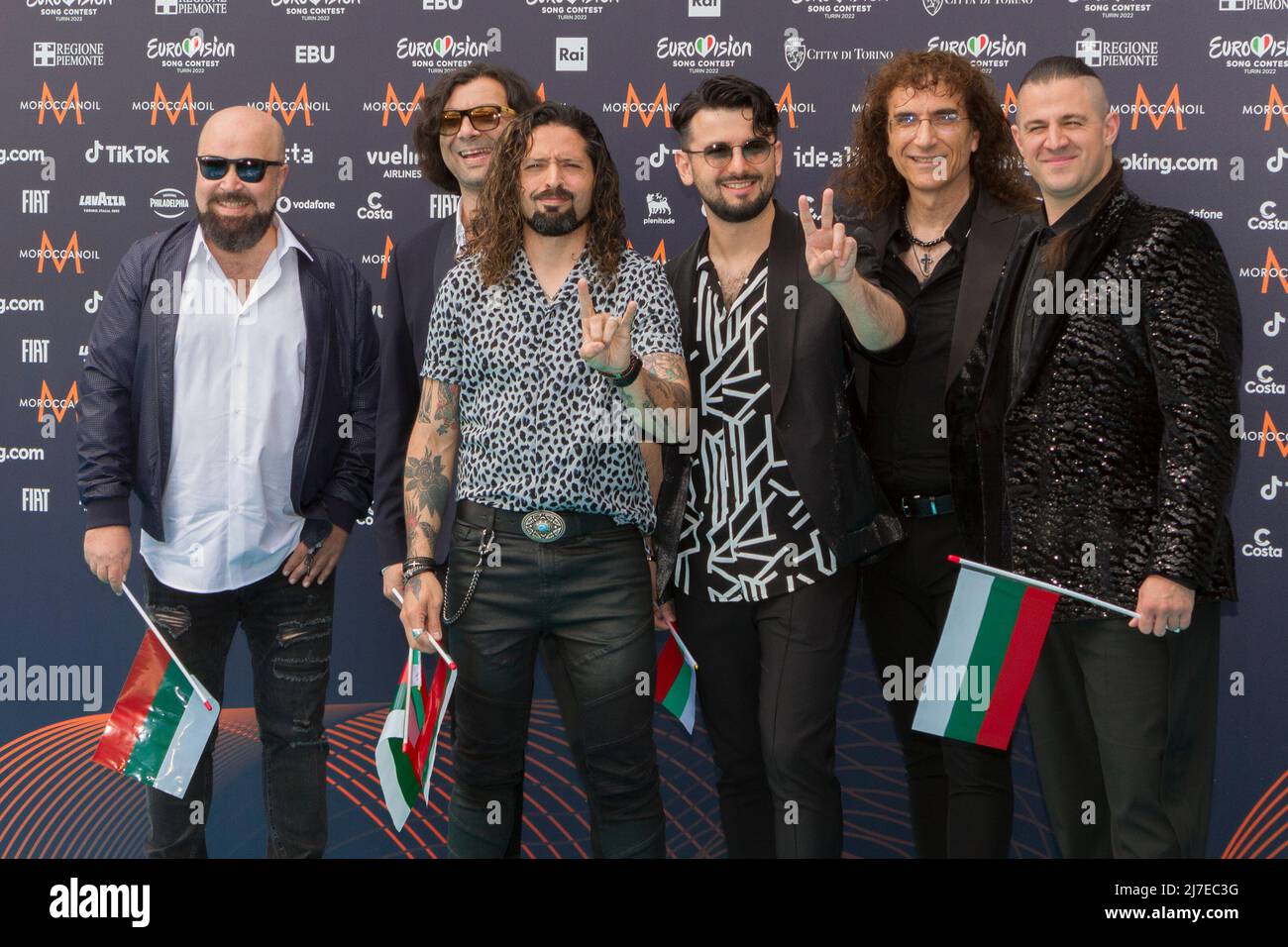 Turin, Italy. 08th May 2022. Bulgarian band Intelligent Music Project ...