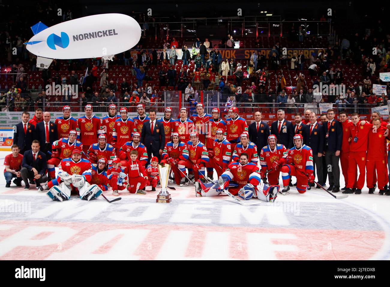 Saint Petersburg, Russia - 8 May 2022, Head coach of the SKA hockey ...