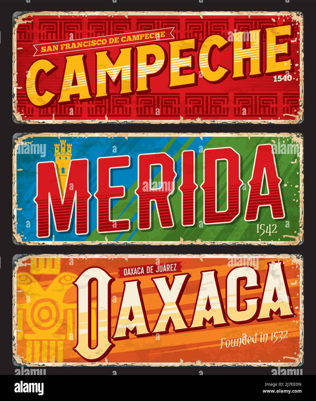 Campeche vacation Stock Vector Images - Alamy