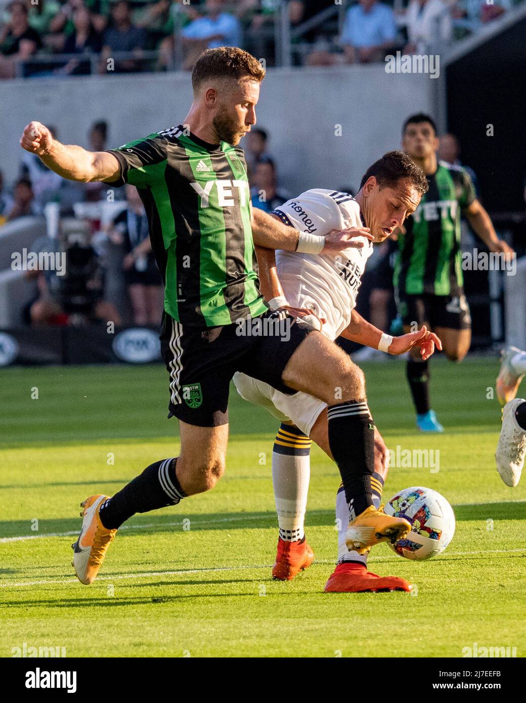 Austin Texas. May 8, 2022. Jon Gallagher #17 of Austin FC in action vs ...