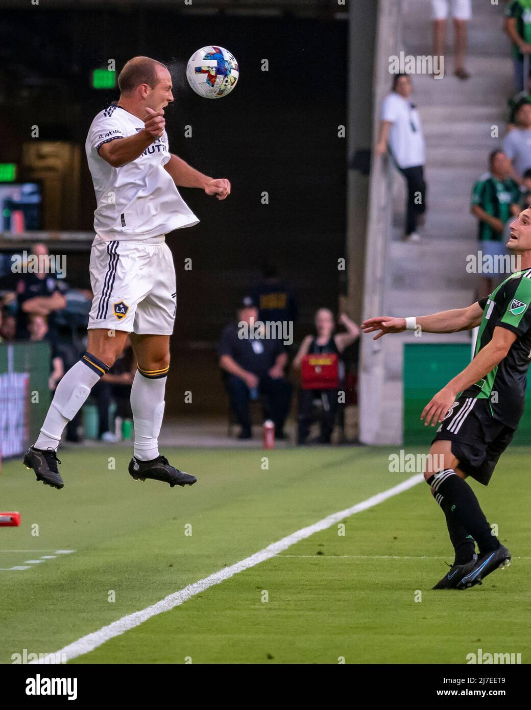 Austin Texas. May 8, 2022. Chase Gasper #77 of the L.A. Galaxy in ...