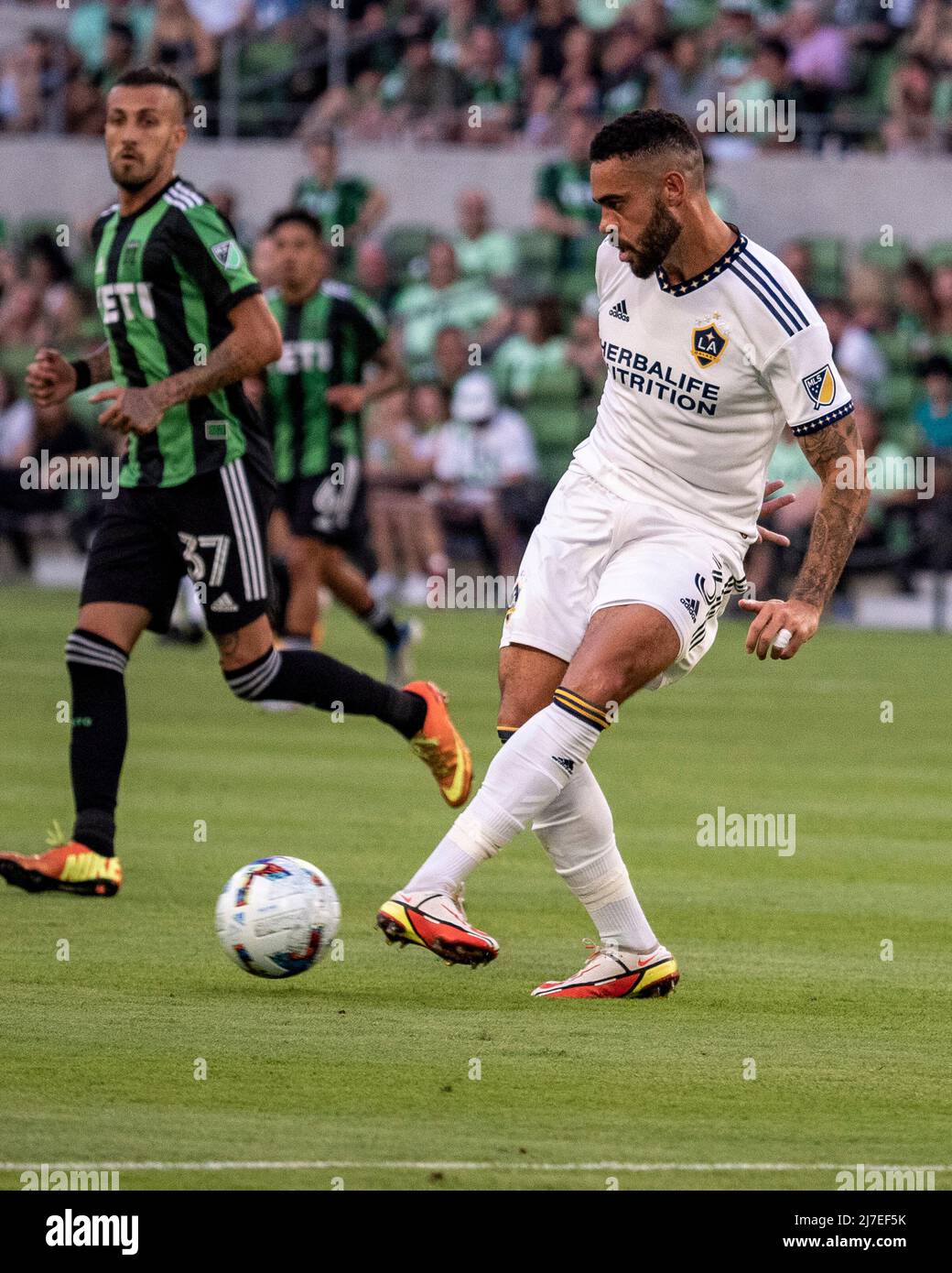 May 8, 2022. Derrick Williams #3 of the L.A. Galaxy in action vs Austin ...