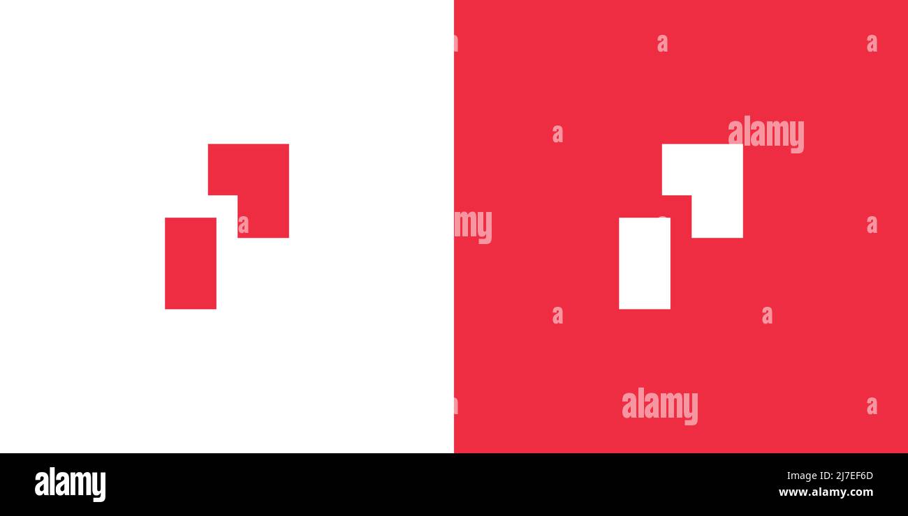 Simple and modern letter P initials logo design Stock Vector Image ...