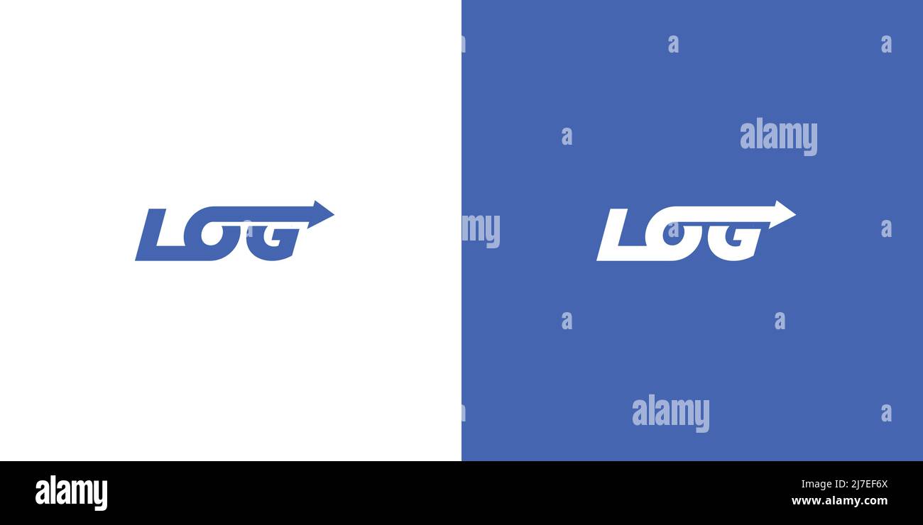 Simple and modern logistics logo design Stock Vector Image & Art - Alamy