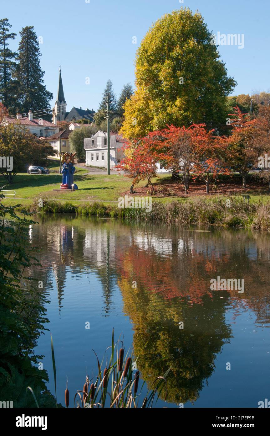 Meander River at Deloraine in the Meander Valley district of ...