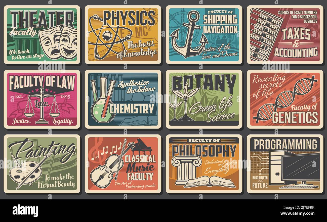 Faculty banners Stock Vector Images - Alamy