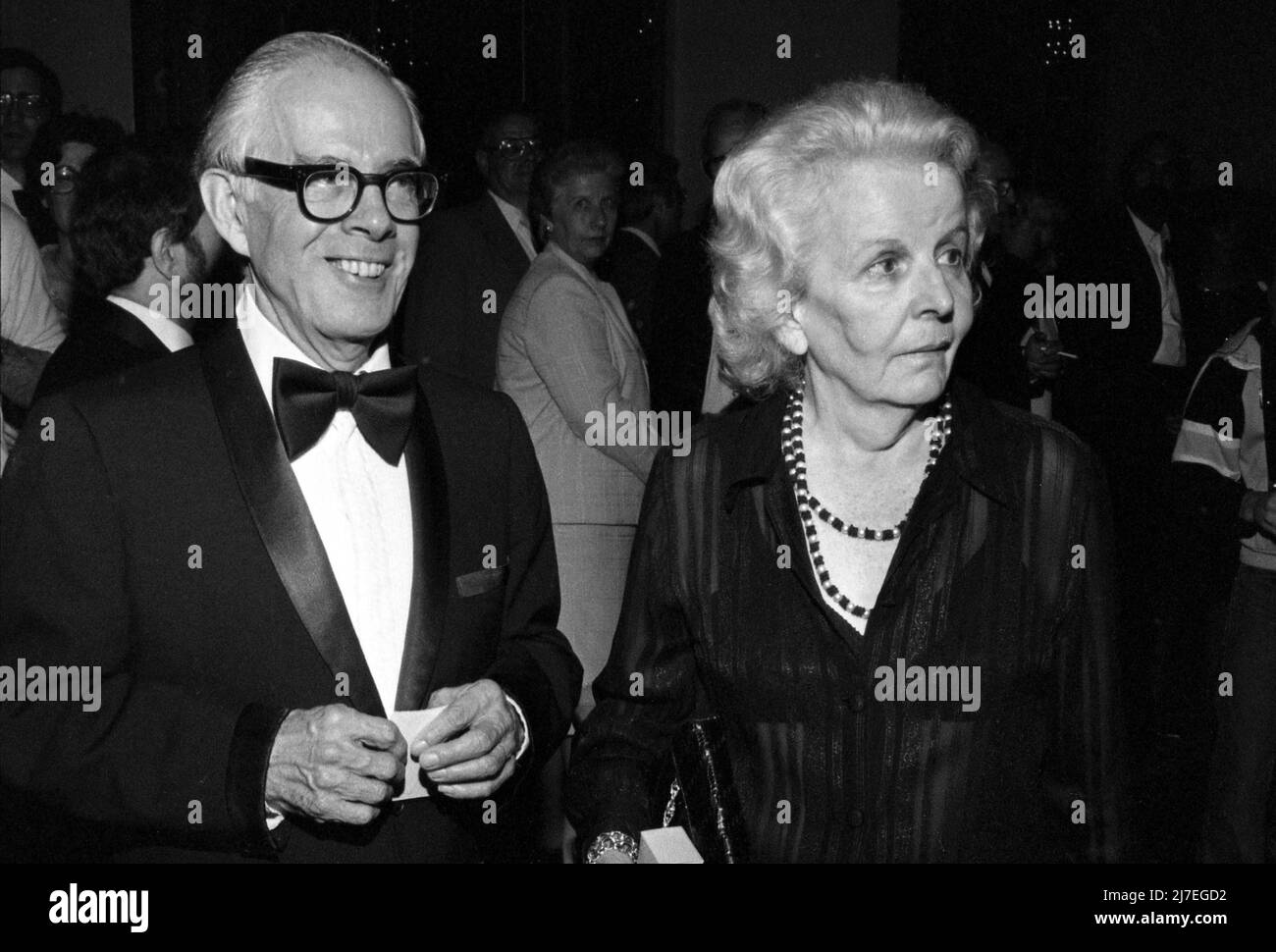 Harry Morgan and wife Eileen Morgan at the 33rd Annual Emmy Awards ...