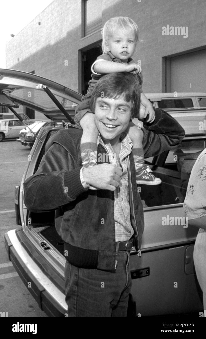 Mark Hamill with son Nathan Circa 1980's Credit: Ralph Dominguez ...