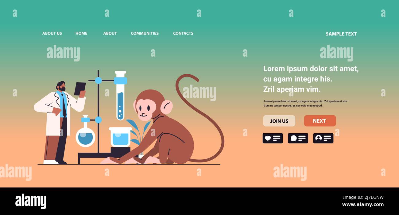 Monkey experimental laboratory hi-res stock photography and images - Alamy